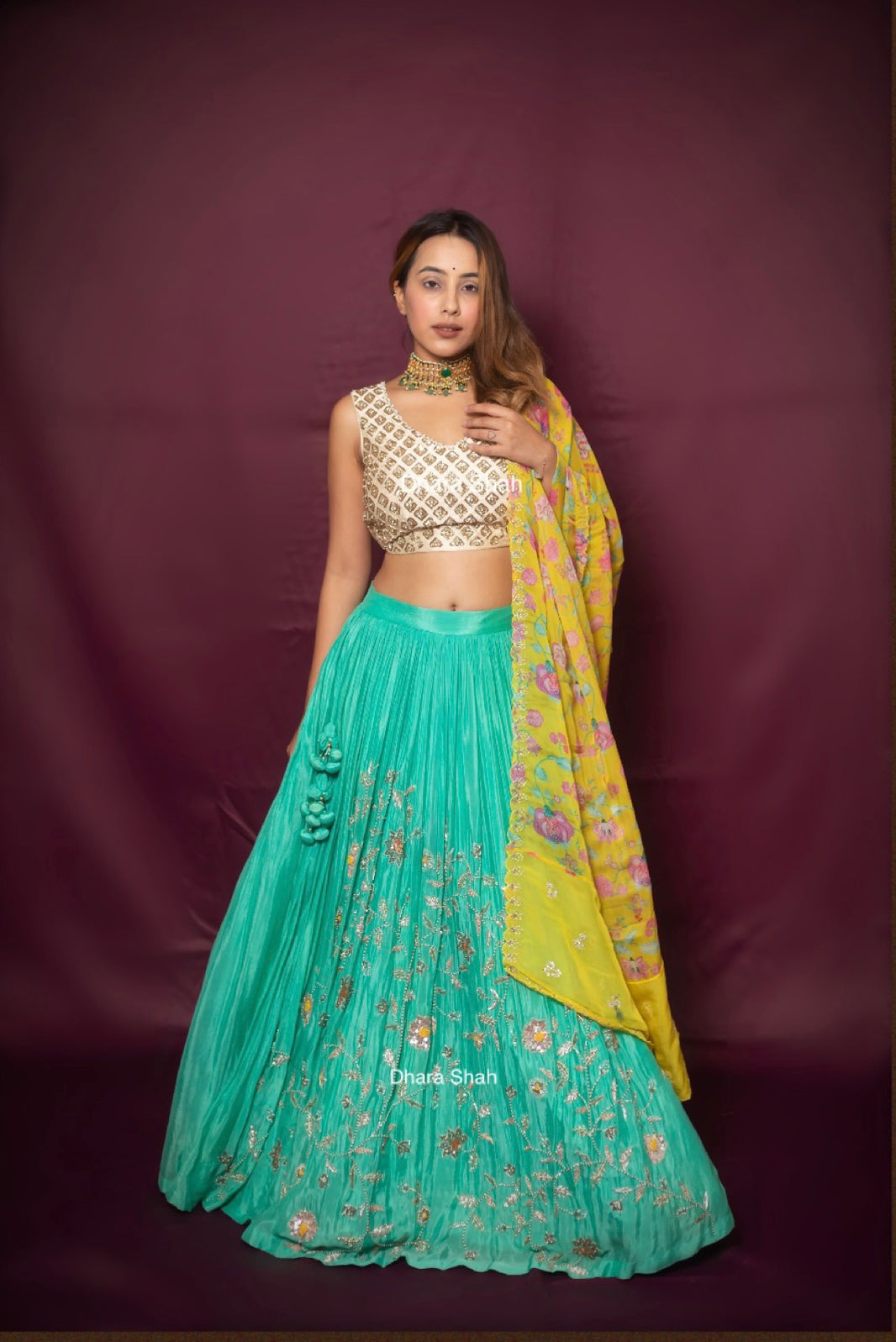 Lehenga Choli – Dhara Shah Design Studio